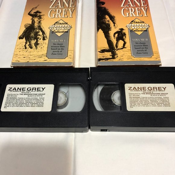 Zane Gray | Other | Zane Gray Limited Edition Movie Volume I And Ii ...